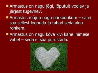 Mis On Armastus Eeva Sirli Triinu | PPT