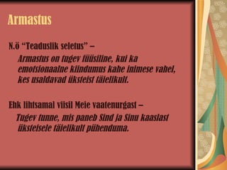 Mis On Armastus Riin Brigitta | PPT