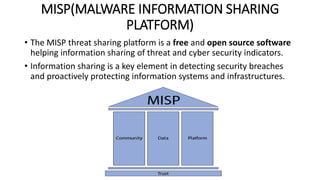 Misp(malware information sharing platform) | PPTX