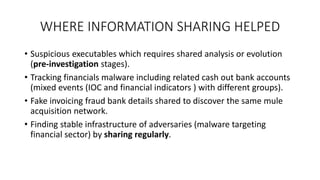 Misp(malware information sharing platform) | PPTX