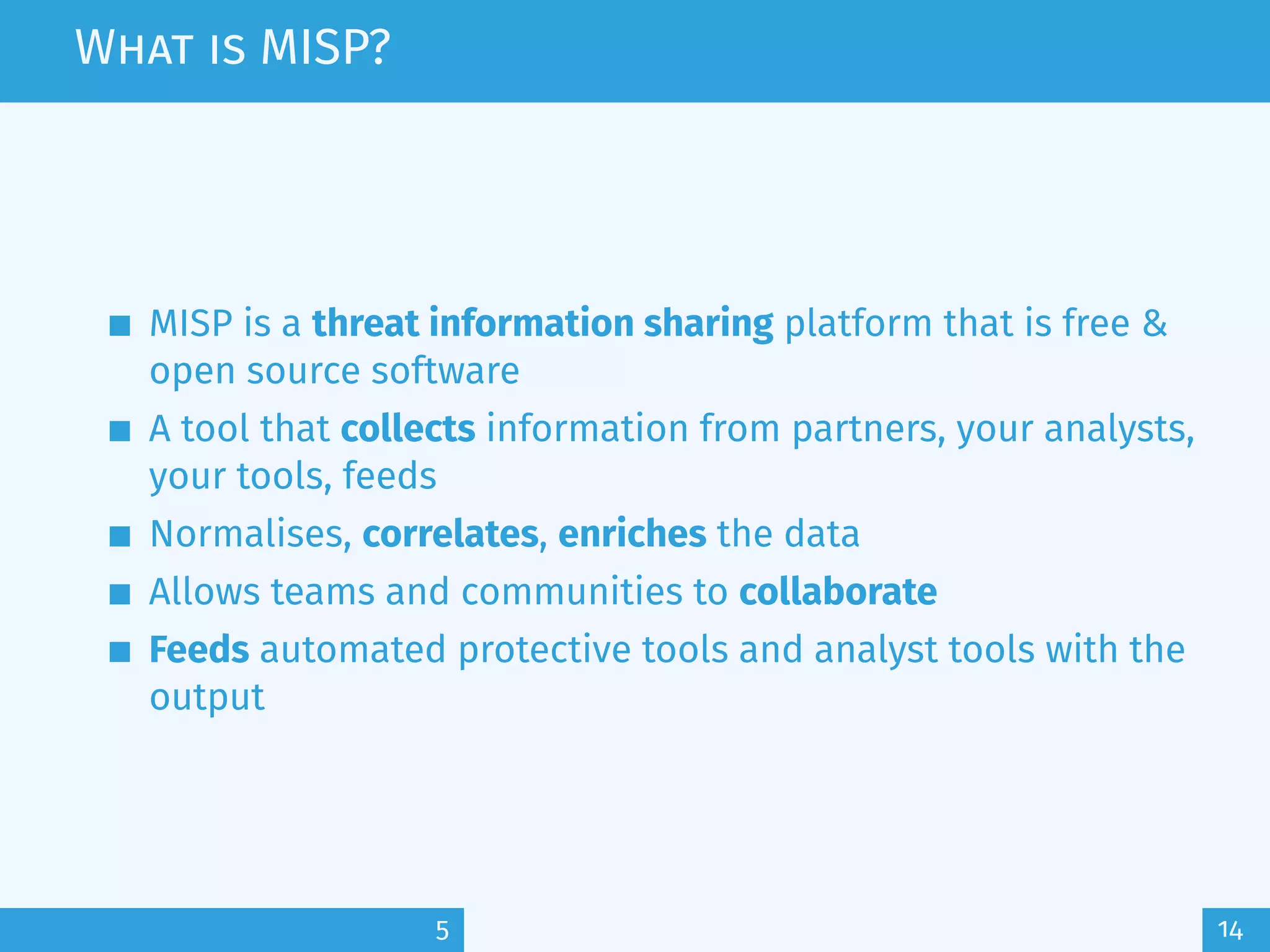 misp-training.pdf | Computing | Technology & Computing