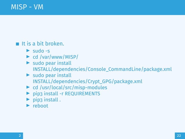 misp-training.pdf | Computing | Technology & Computing