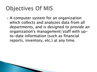 Management Information System | PPTX