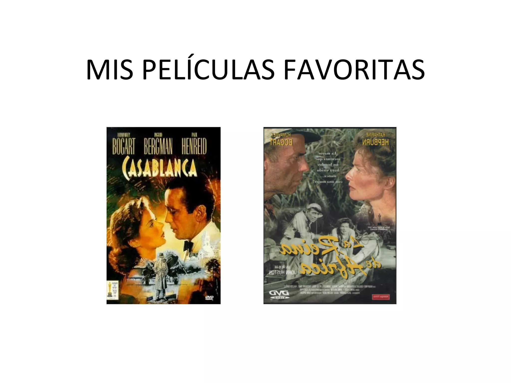 Mis películas favoritas | PPT
