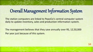 Management Information System of PepsiCO | PPTX
