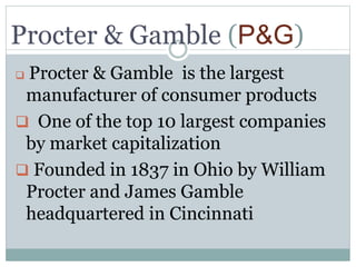 Information System by procter & gamble | PPTX