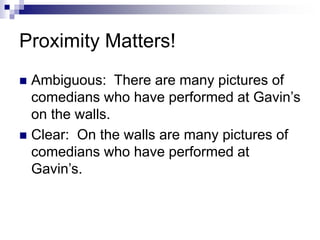 MODIFIERS IN ENGLISH LANGUAGE-DANGLING AND MISPLACED | PPT
