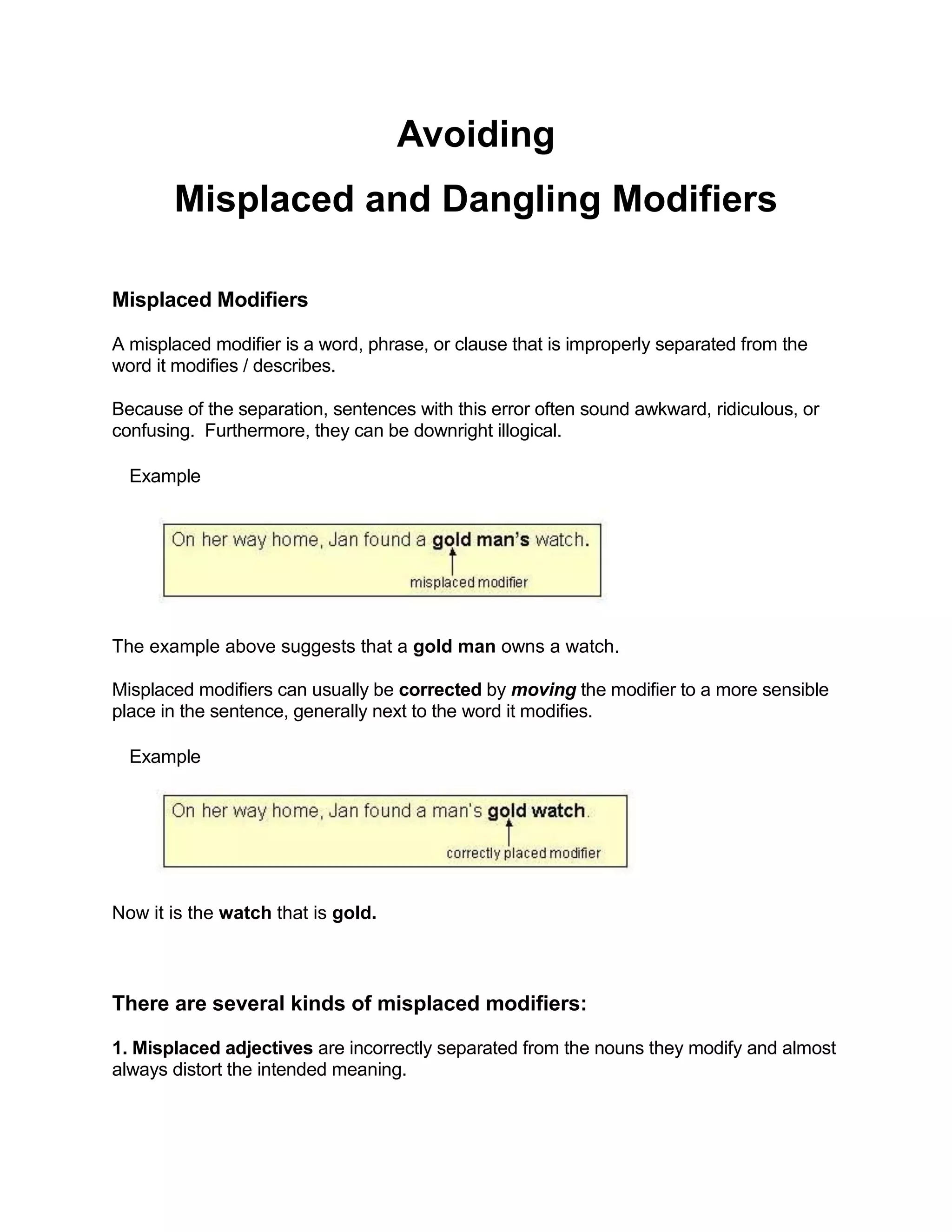 Misplaced modifier.docx