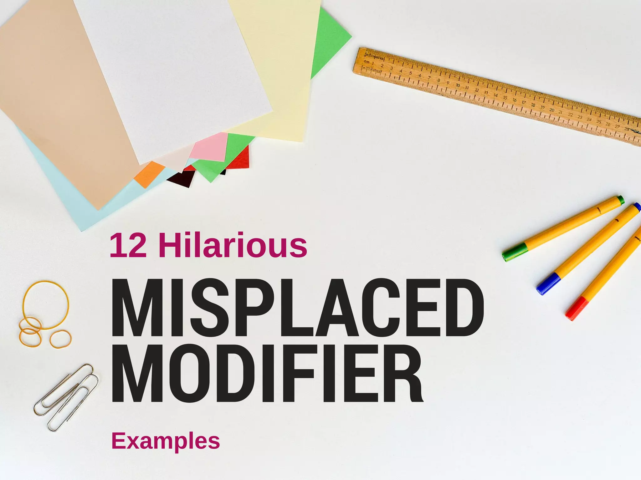 12 Hilarious Misplaced Modifier Examples | PDF