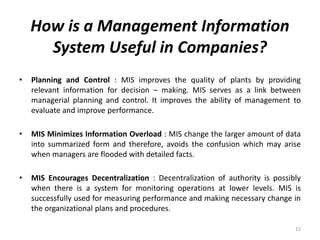 Management Information System PPT | PPTX