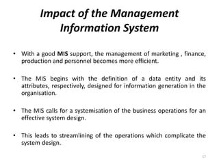 Management Information System PPT | PPTX
