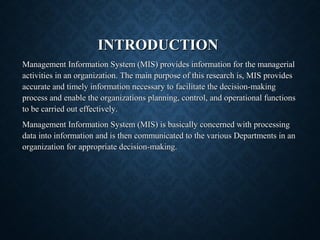 Mis ppt | PPT