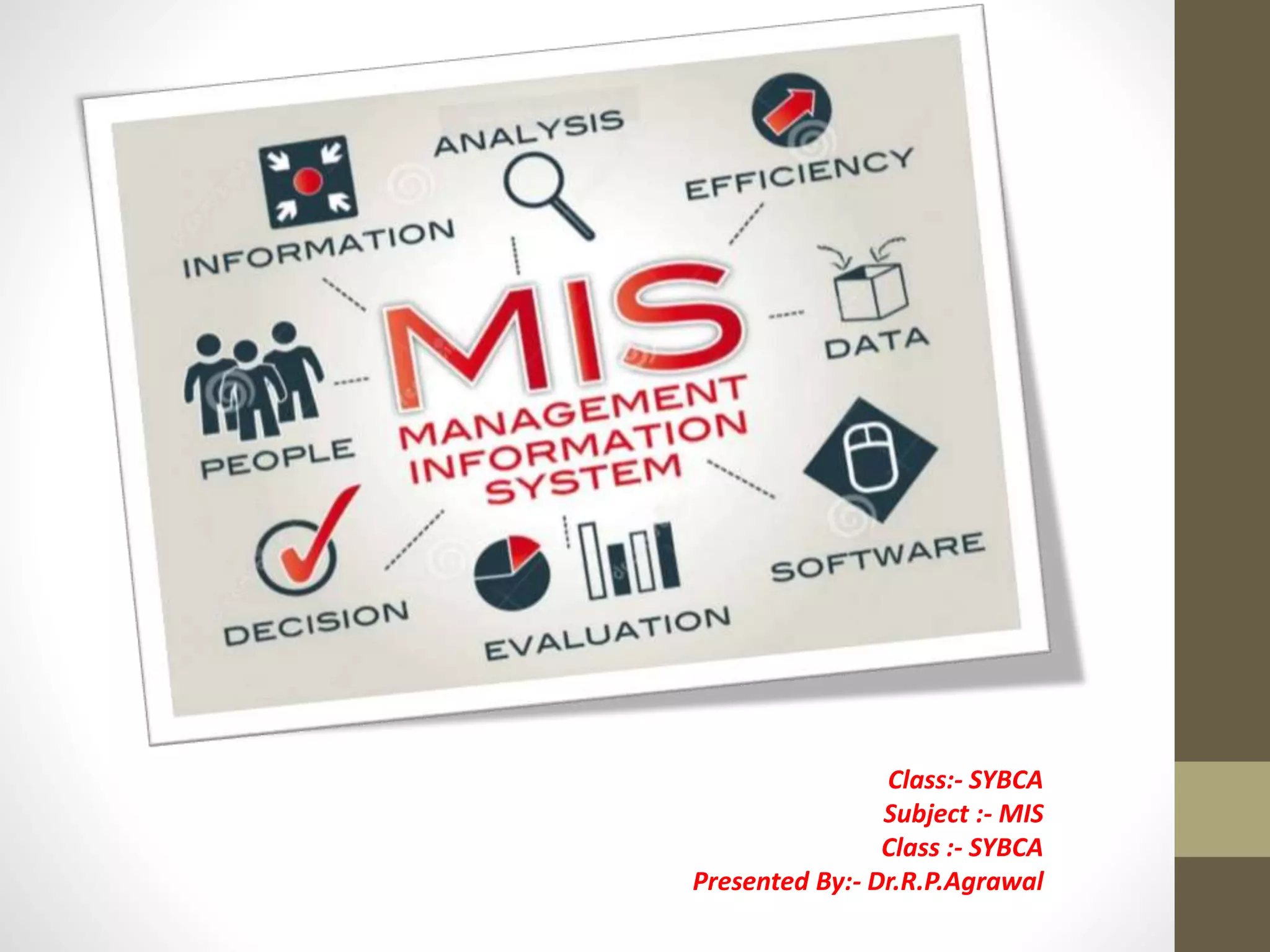 basic concept ,Introduction,Objective and Role of Mis | PPTX