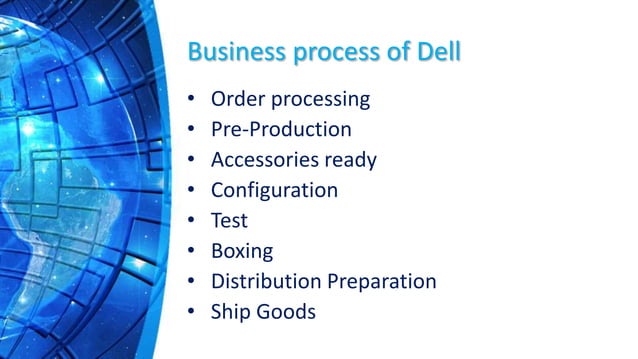 Business process of DELL | PPTX