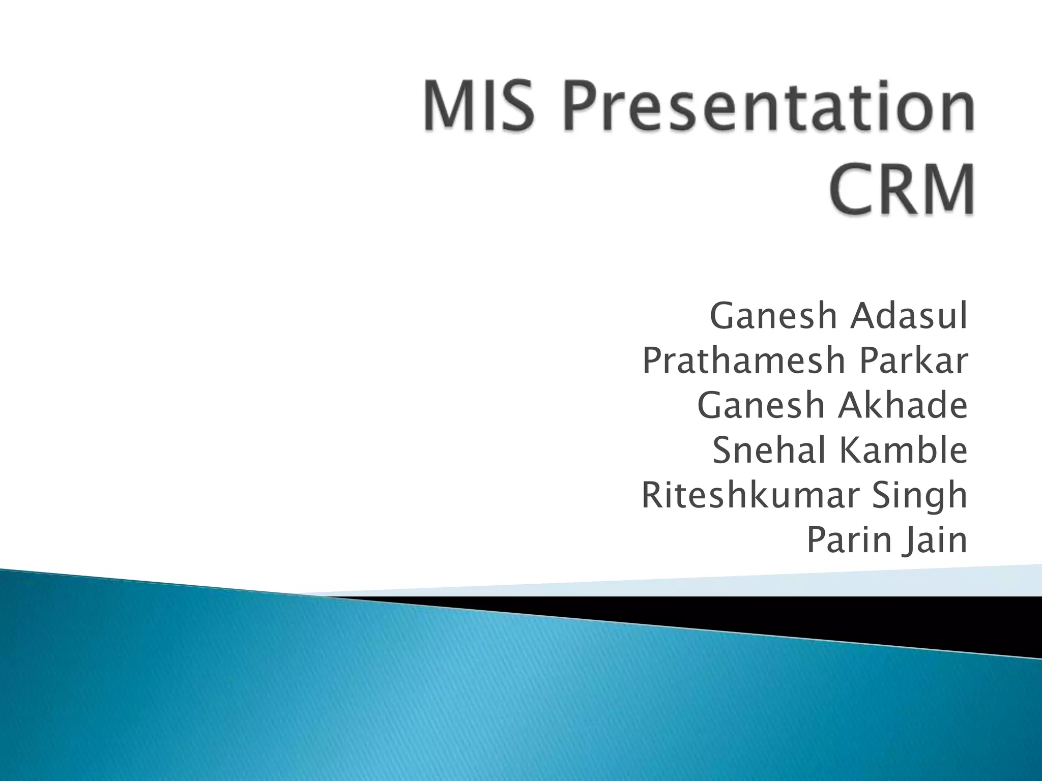 Mis presentation | PPT