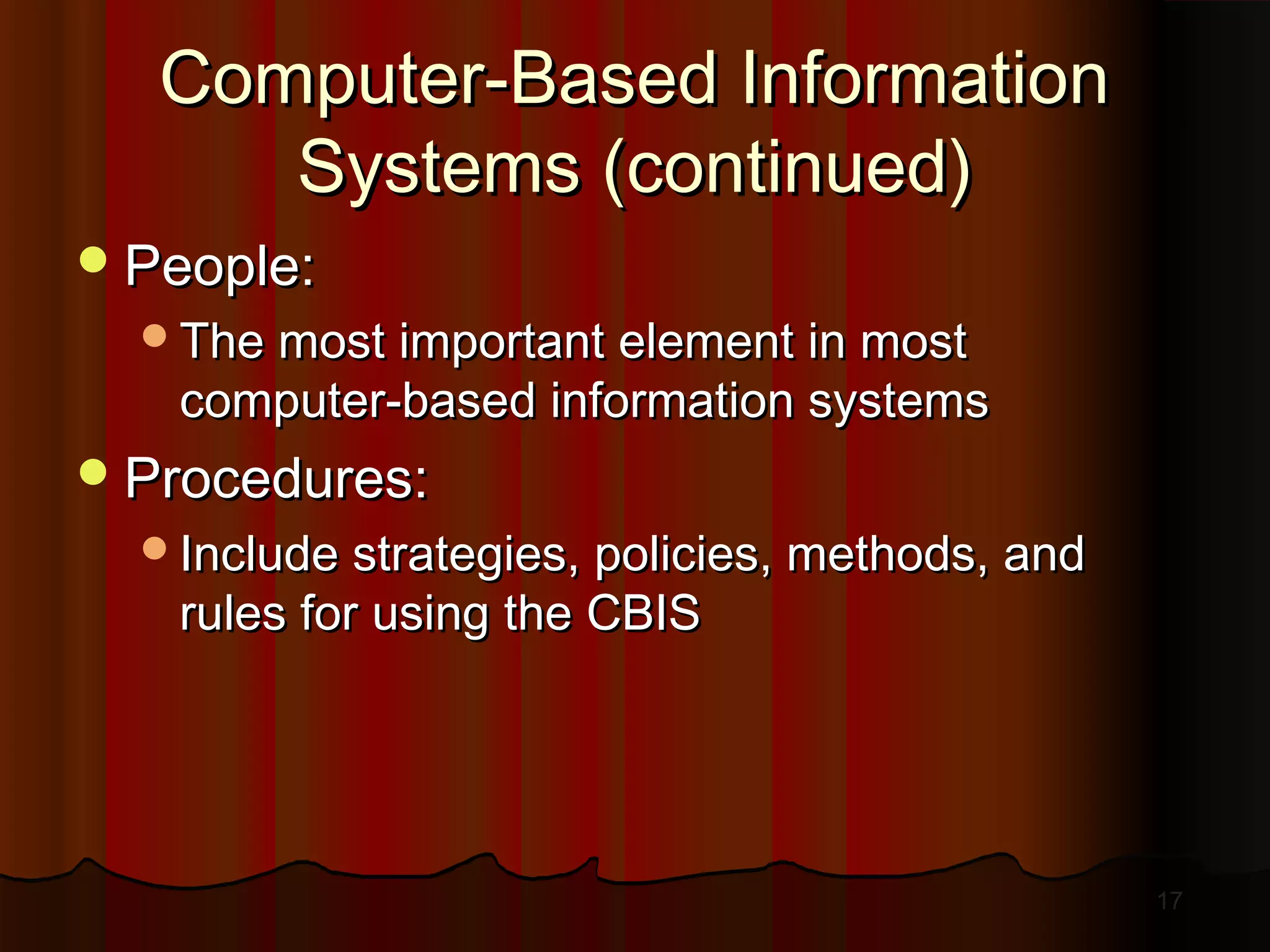 Types & Fundamentals of Information System | PPT