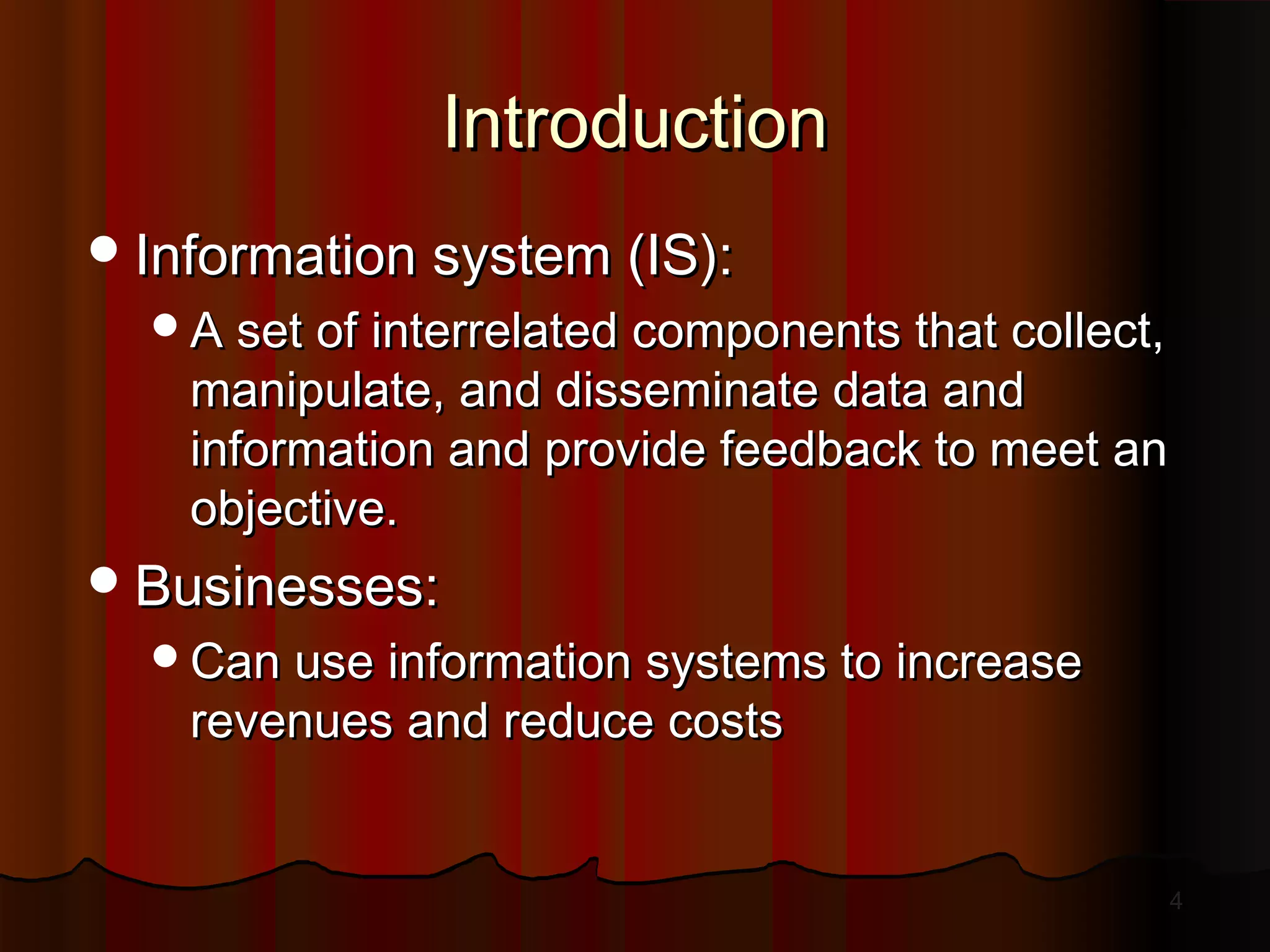 Types & Fundamentals of Information System | PPT