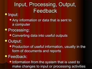 Types & Fundamentals of Information System | PPT