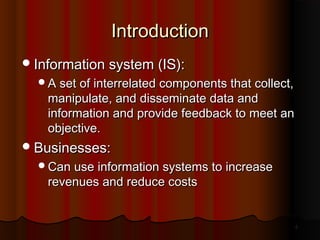 Types & Fundamentals of Information System | PPT