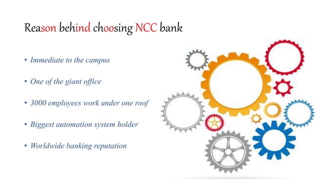 office automation system of NCC bank Bangladesh | PPT