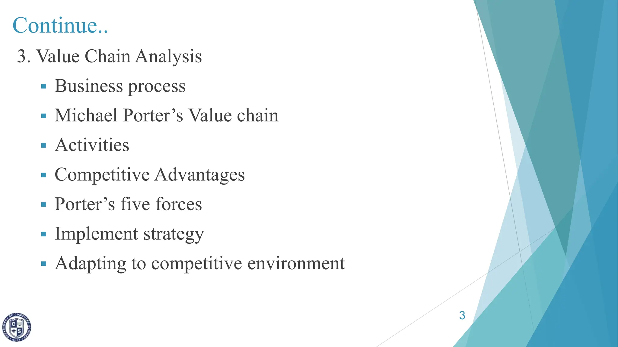 1. Supply Chain Management System 2. SAP solution 3. Value Chain for ...