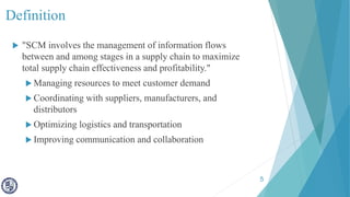 1. Supply Chain Management System 2. SAP solution 3. Value Chain for ...