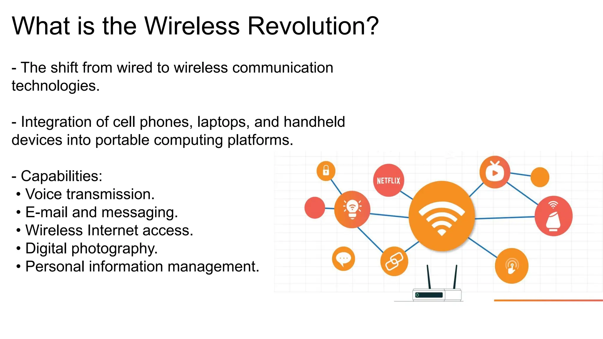 How Wireless Technology Work || Management Information System | PPT