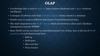 Business Intelligence and OLAP Practice | PPTX | Databases | Computer Software and Applications