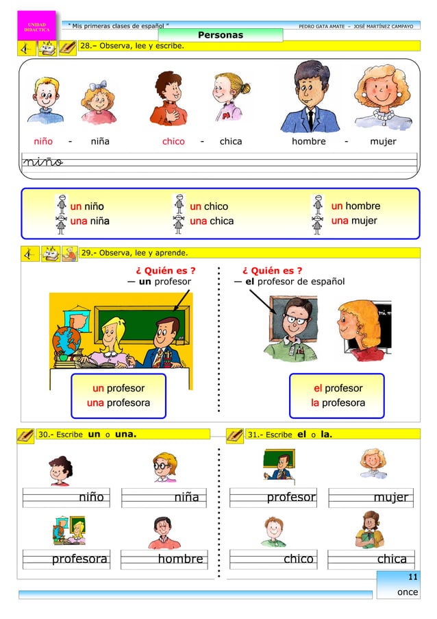 Mis primeras clases de español | PDF