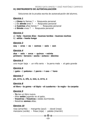 Mis primeras clases de español | PDF