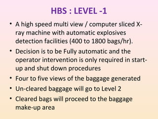 Hold baggage Screening : MIS | PPT