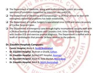 MIS project On Ziauddin Hospital | PPT