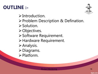 MIS For Student Monitoring System In Engineering Institute | PPT
