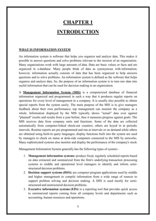 MANAGEMENT INFORMATION SYSTEM project on LIFE INSURANCE CORPORATION | PDF