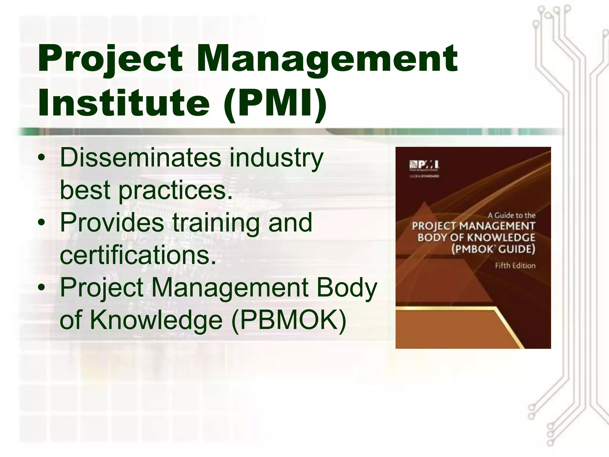 MIS: Project Management Systems | PPTX