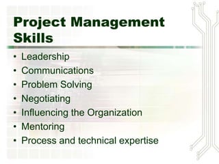 MIS: Project Management Systems | PPTX