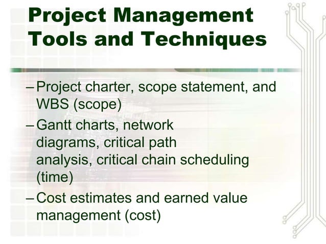 MIS: Project Management Systems | PPTX