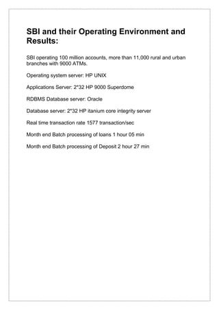 Management Information System of SBI | PDF