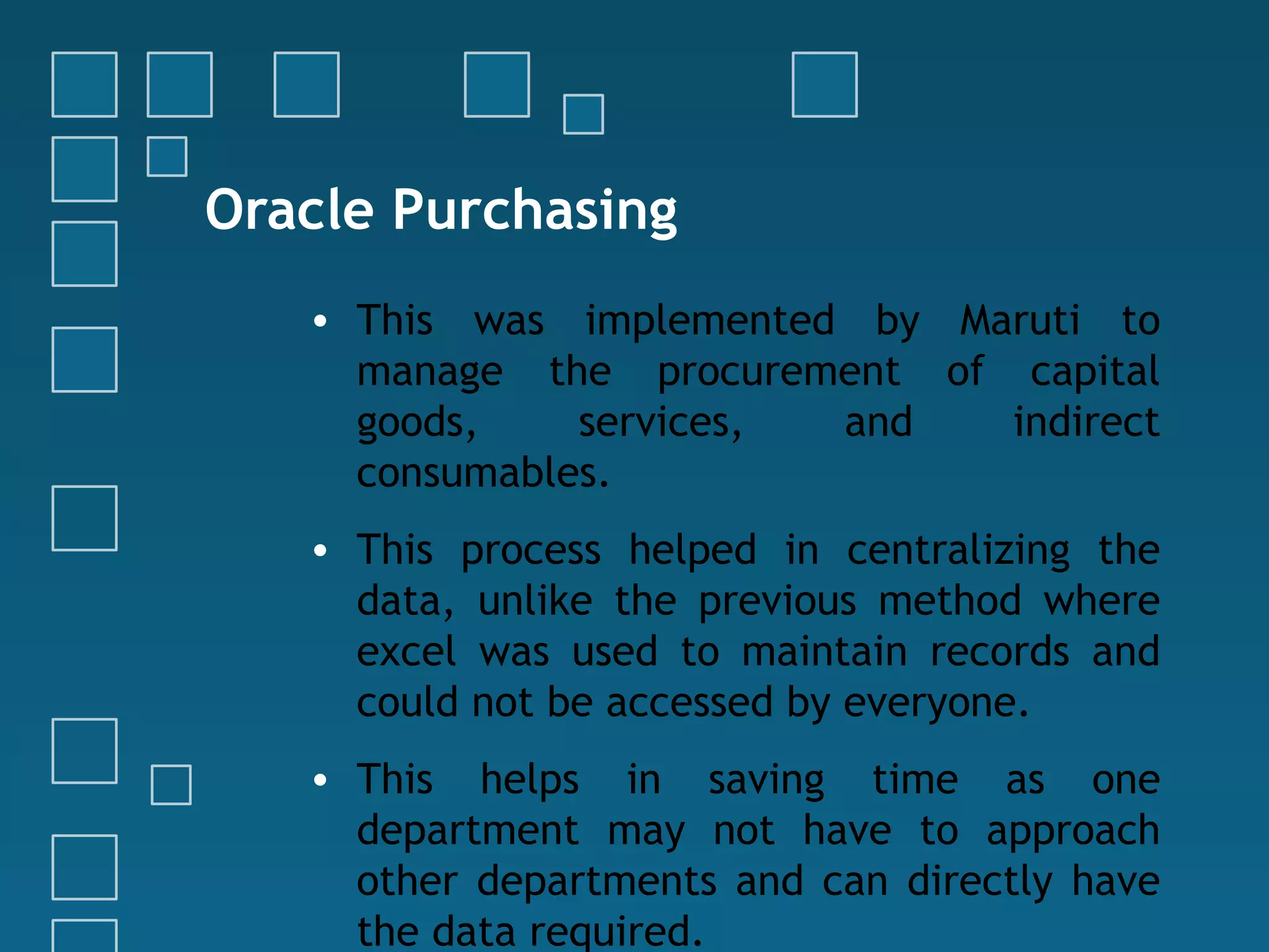Management Information Systems in Maruti Suzuki | PPT