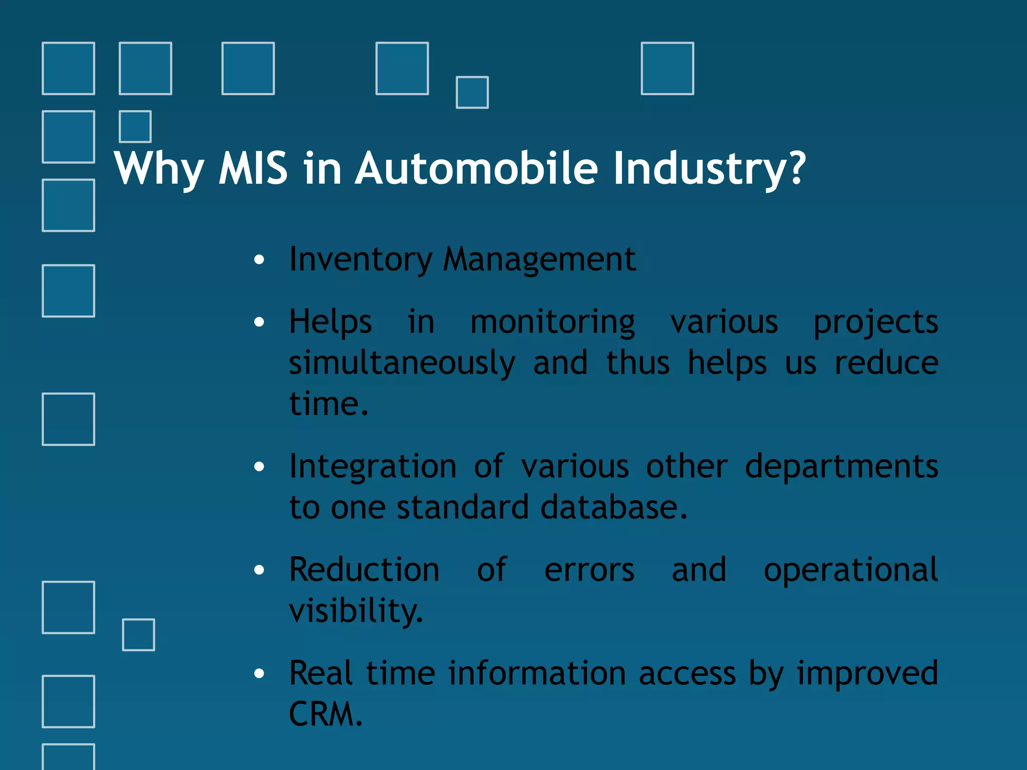 Management Information Systems in Maruti Suzuki | PPT
