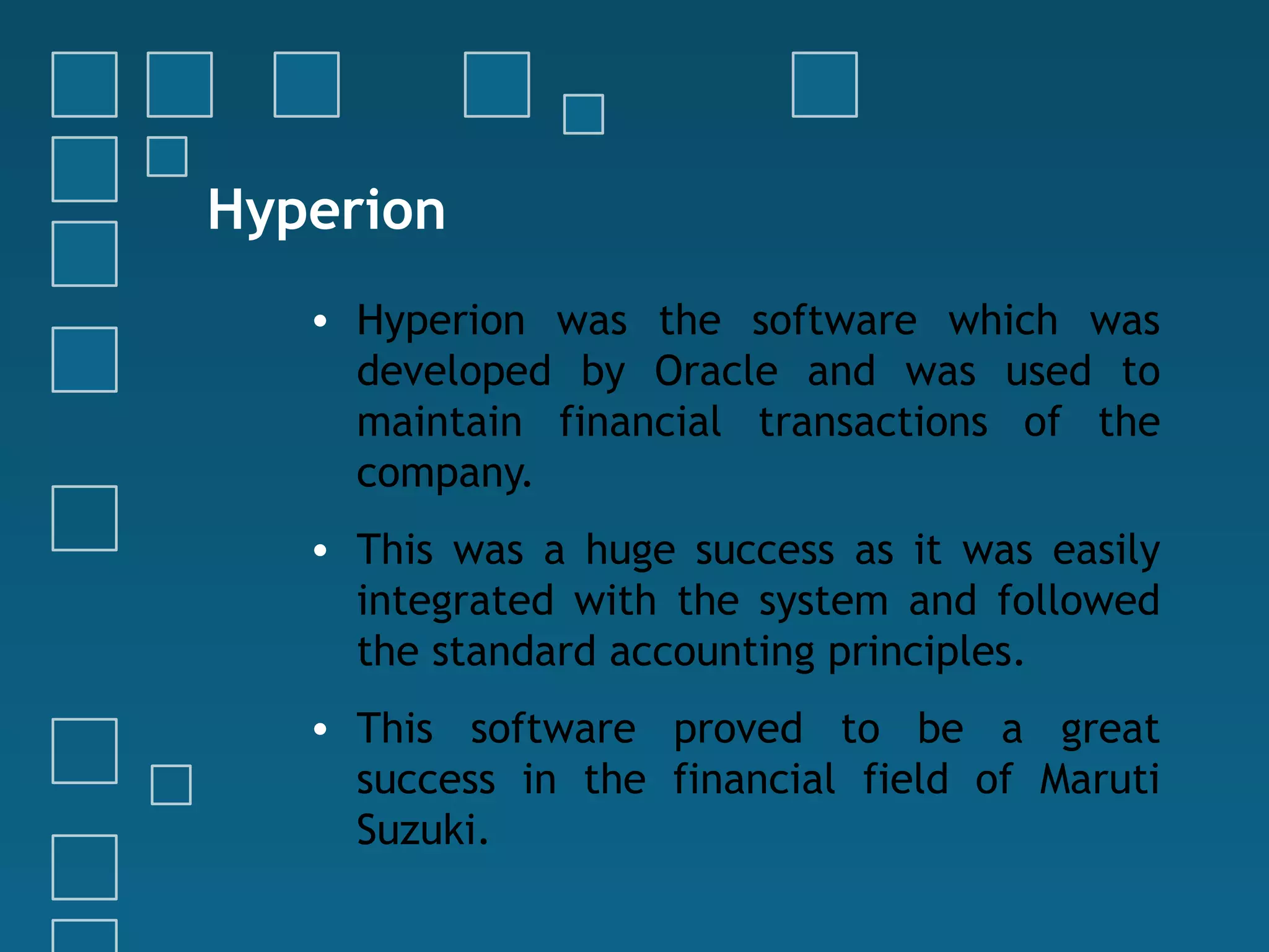 Management Information Systems in Maruti Suzuki | PPT