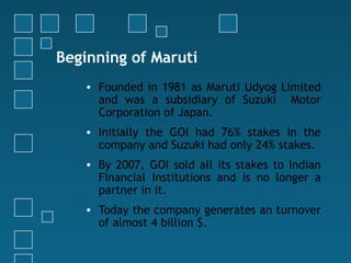 Management Information Systems in Maruti Suzuki | PPT
