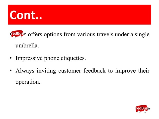 Mis project Redbus | PPT