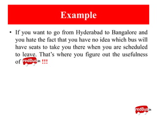 Mis project Redbus | PPTX
