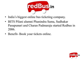 Mis project Redbus | PPTX