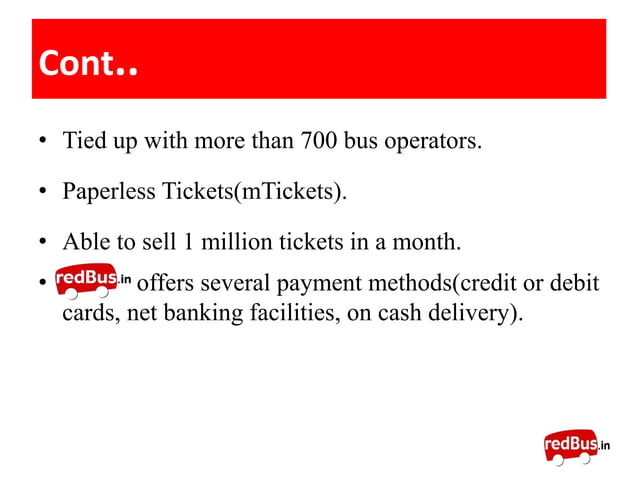 Mis project Redbus | PPTX