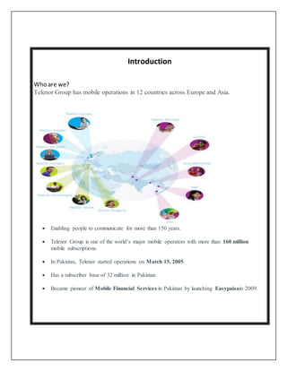 Telenor (Management Information System) Project Report | DOCX