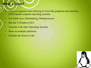 Linux & Open Software | PPTX