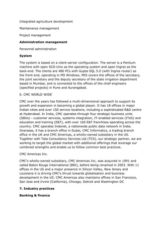 Mis project sasanka | PDF