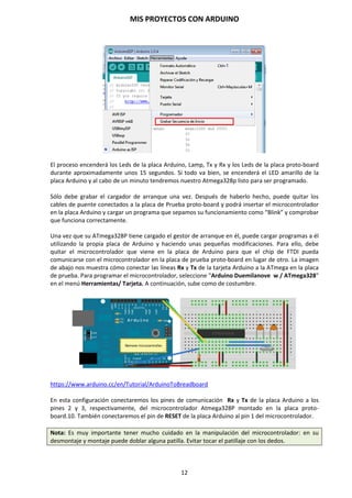 Mis proyectos con Arduino | PDF